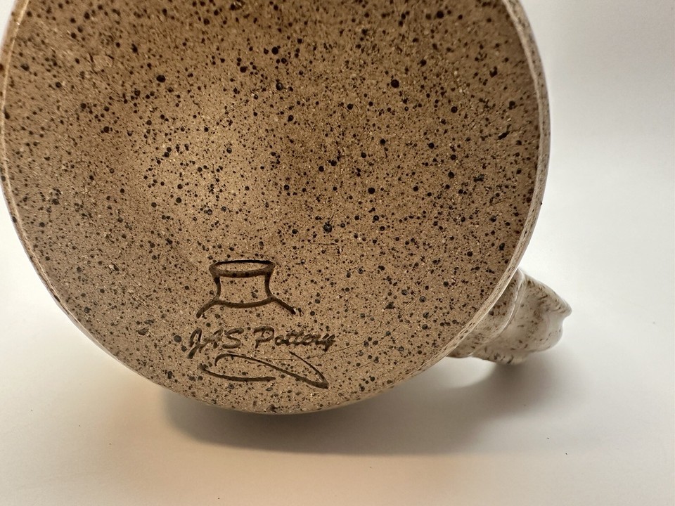 JAS Pottery Scarecrow Coffee Mug Artisan Ceramic Glazed Stoneware ...