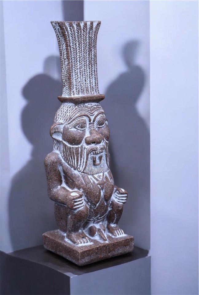 Authentic statue Egyptian Antiquities Rare of God Bes God Of Fun ...