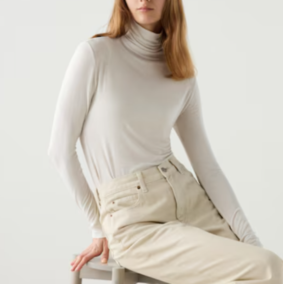 UNIQLO HEATTECH Cashmere Blend T-Shirt Extra Warm Turtleneck New Japan ...