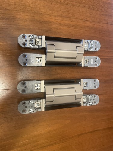 TECTUS TE640 , 1 Pair USED, Satin Nickel Look 440lbs hinges (no cover ...