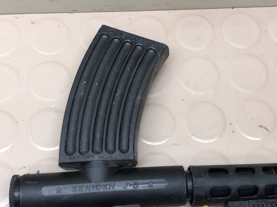 Sekiden J-3 Jetter Pump Squirt Gun Japan 1960S UZI Toy Military WW2 ...
