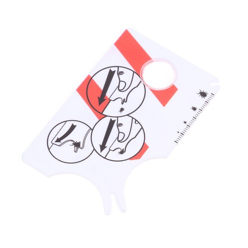 Tick Card For Dogs Portable Tick Card With Magnifier For Gently Remove ...