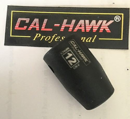 Cal- Hawk Professional Impact Socket 12 mm x 1/2" Dr 6 Pt Free USA ...