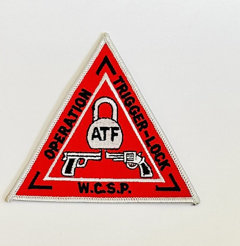 ATF Operation Trigger Lock Patch Iron On | eBay