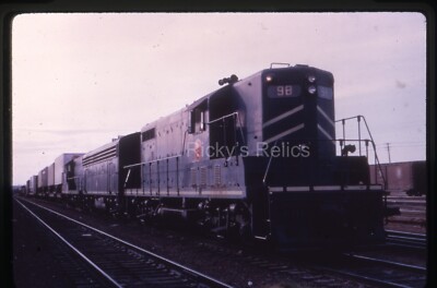 Duplicate Slide MP #98 EMD GP7 Missouri Pacific MoPac Freight Action ex ...