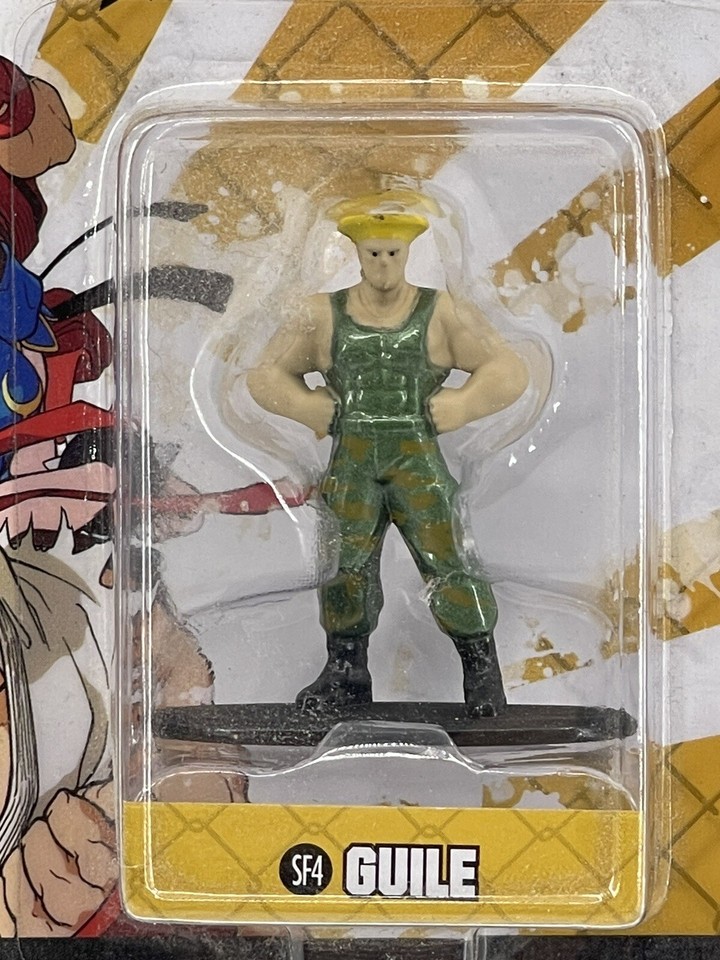 Nano Metalfigs Street Fighter Guile Figure Die Cast New Unopened Fast ...
