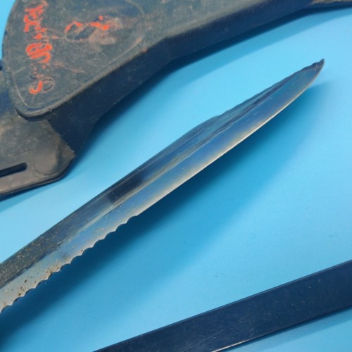 Vintage Scubapro Divers Dive Knife Tool With Sheath Made In Japan Used ...