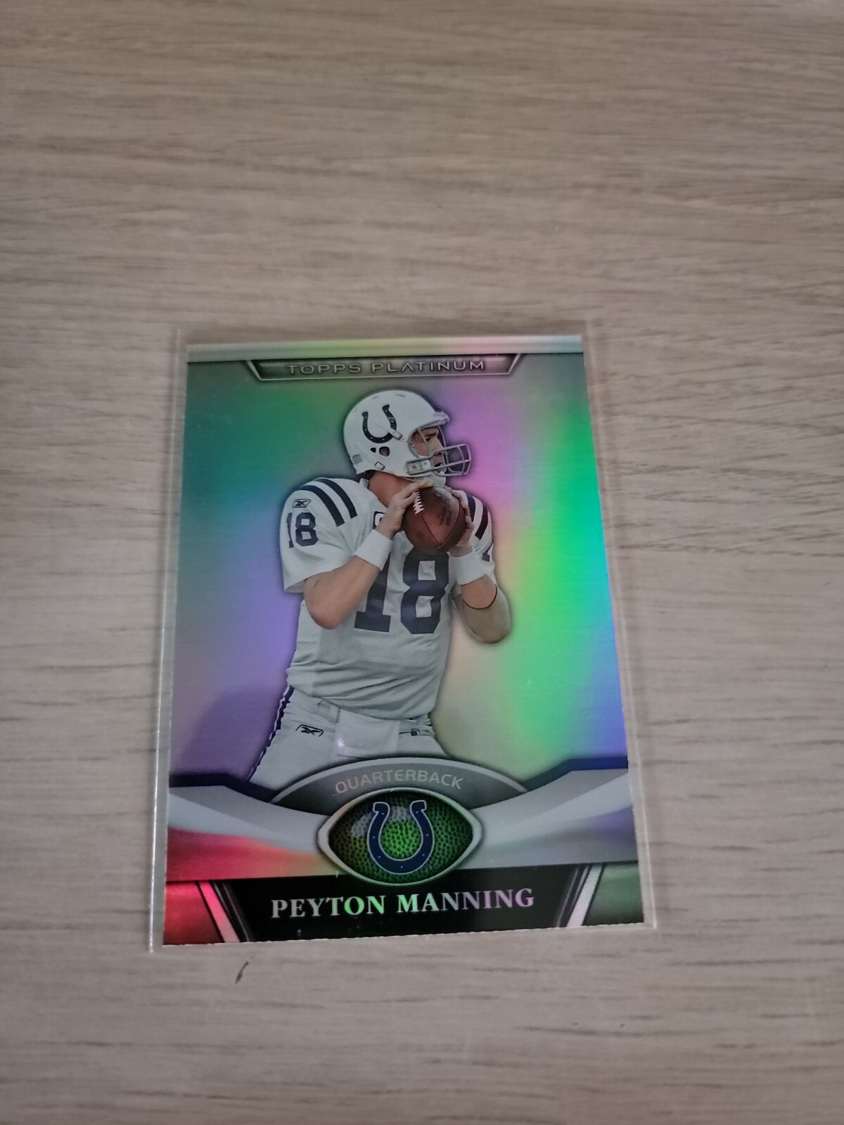 2011 Topps Platinum Football Peyton Manning #100 SC2319 | eBay