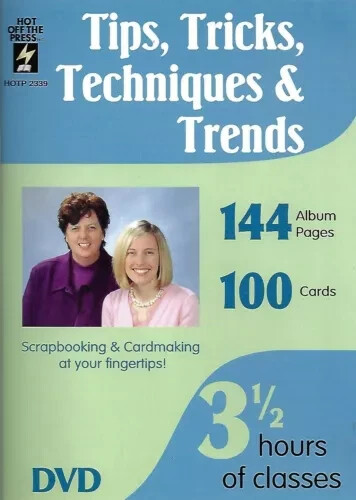 HOT OF THE PRESS Tips, Trick, Techniques & Trends DVD (Scrapbooking ...
