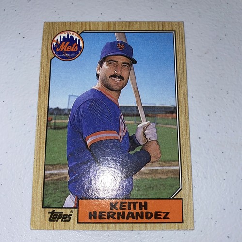 1987 Topps KEITH HERNANDEZ baseball card #350 NEW YORK METS A2 | eBay