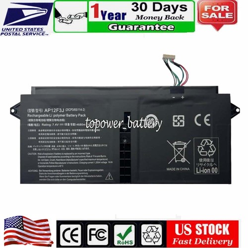 Laptop battery AP12F3J for ACER Aspire S7-391/392 13.3-inch Ultrabook ...