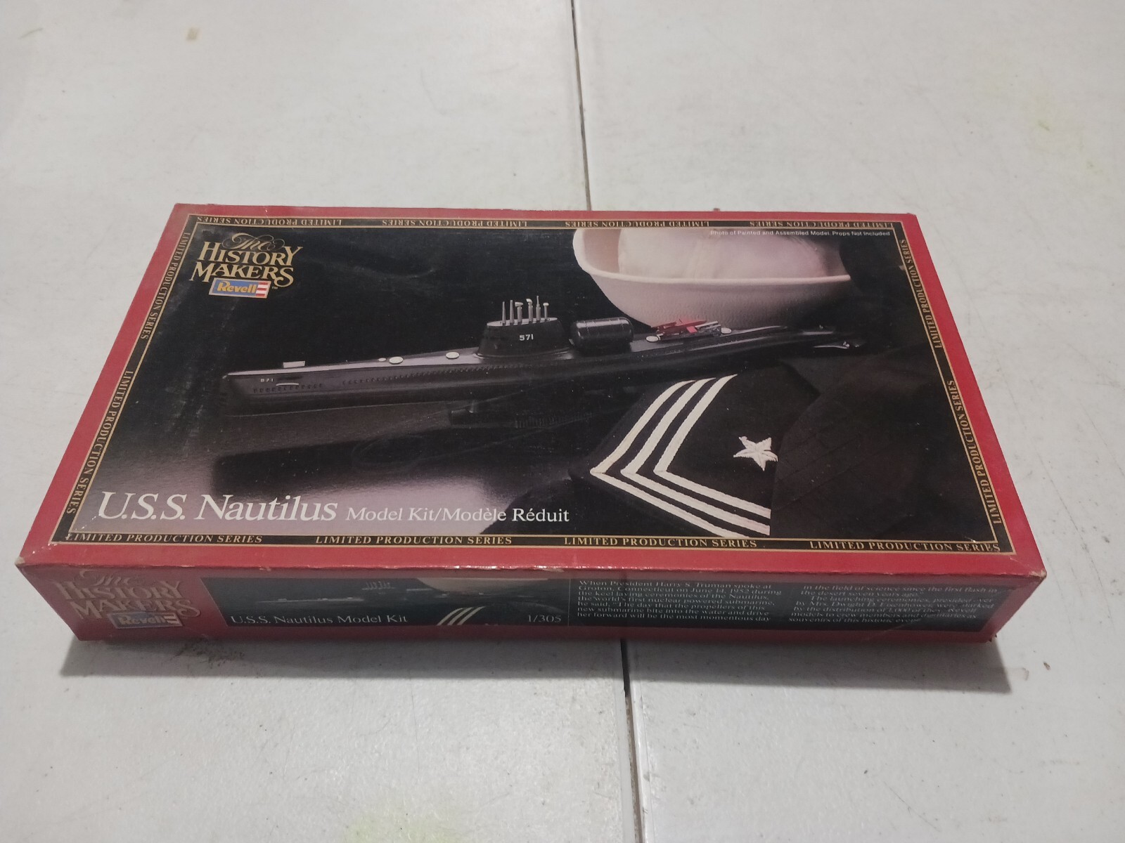 Lot 618 Sealed Rare Revell USS Nautilus 8627 1/305 FS Model Kit Ship ...