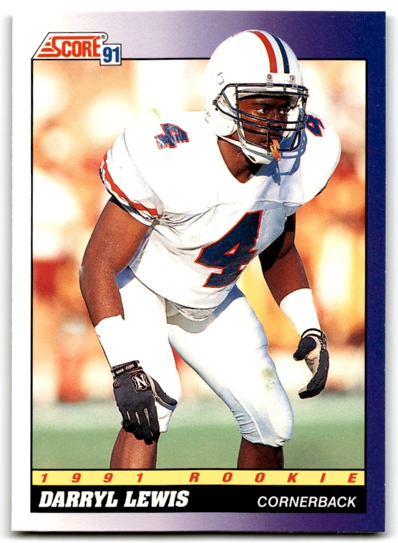 1991 Score Darryll Lewis Rookie Houston Oilers #601 | eBay