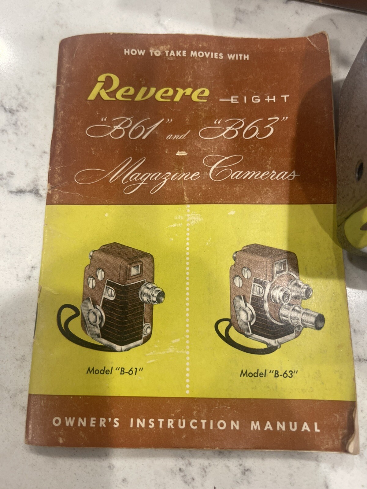 Vintage 1950's Revere 8 Model B-63 Magazine Cine 8mm Camera case ...