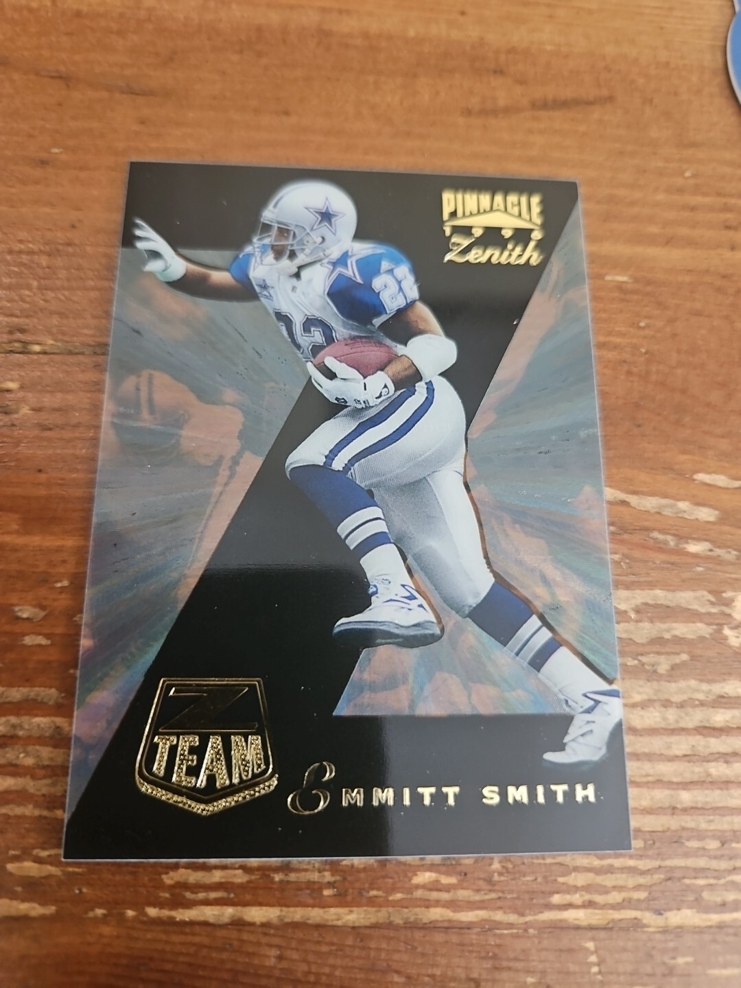 1996 Pinnacle Zenith Emmitt Smith Z Team Insert Promo #4 Dallas Cowboys ...