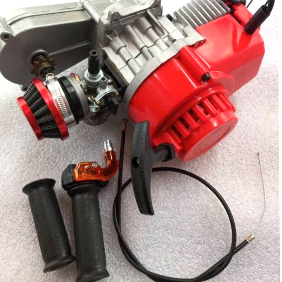 2 Stroke HP Racing Engine Motor 49cc 47cc 50cc Pocket/Quad/Dirt Bike ...