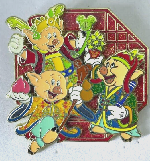 Disney Pin HKDL Chinese New Year 2019 Year of the Pig LE 500 #132833 | eBay