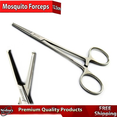Dental Mosquito Kocher Forceps Hemostate Serrated Tip Locking Pliers | eBay