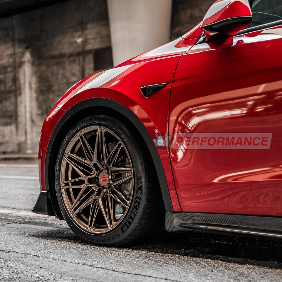 20" Tesla Model 3, Model Y, RVRN Monoblock Performance Forged Wheel ...