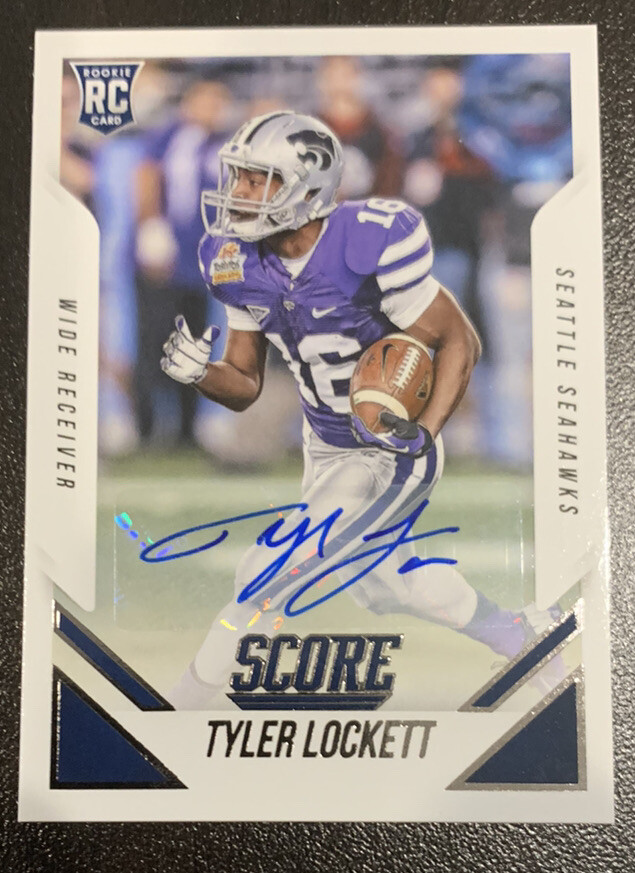 2015 Score #421 Rookie Signatures Tyler Lockett Autograph Seattle ...
