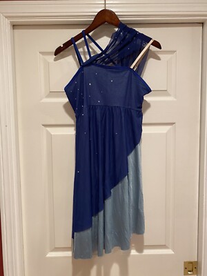 Curtain Call Blue Gray Lyrical/contemporary Ballet Dance Costume ...