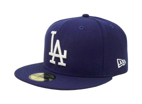 New Era 59Fifty Men Women Cap Los Angeles Dodgers Dk Royal Blue ...