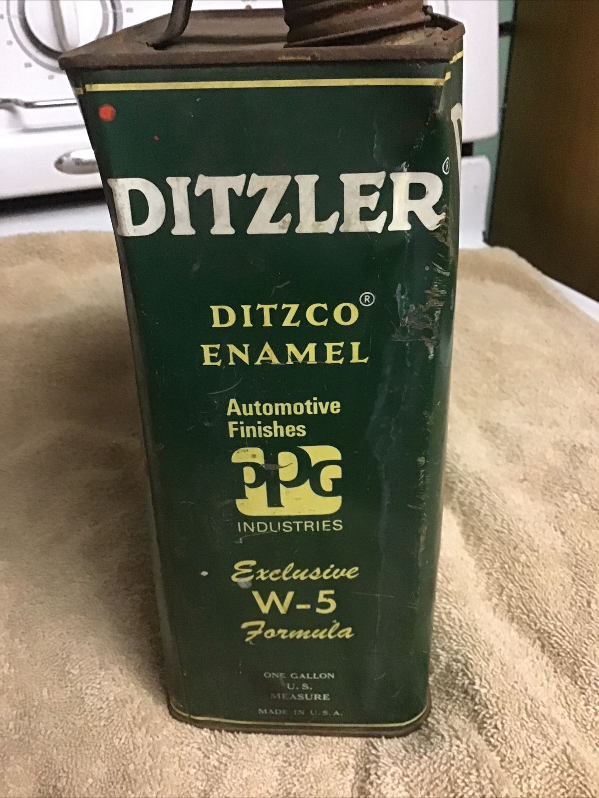 Vintage DITZLER Ditzco Enamel Bobcat Reducer Detroit Michigan one ...