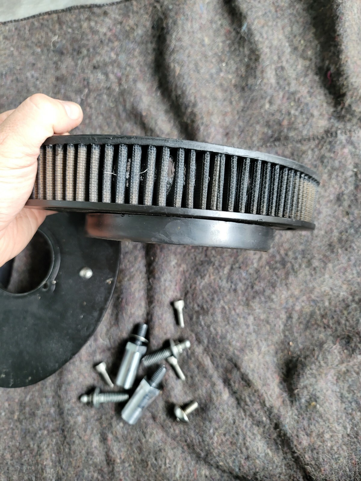 05 Harley Electra Glide FLHTPI Intake Air Box Filter Cleaner | eBay