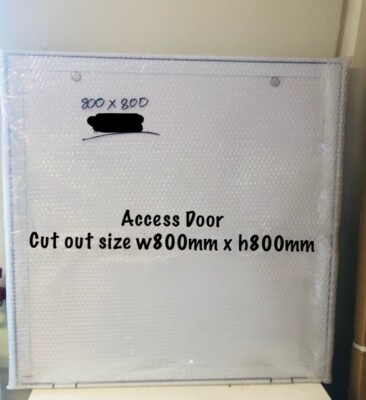 RV Access Door - White Aluminium frame with Smooth White insert | eBay