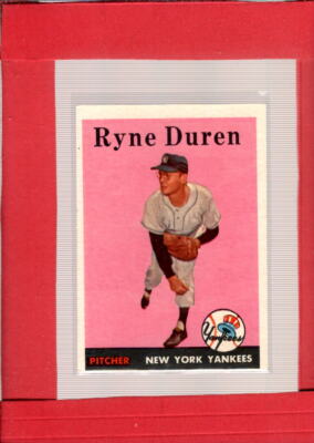 1958 Topps #296 Ryne Duren NM RC Rookie Yankees ID:57851 | eBay