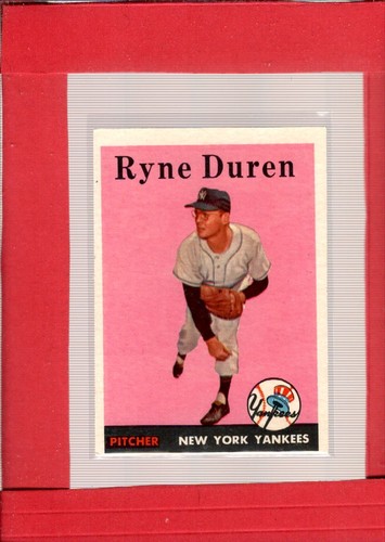 1958 Topps #296 Ryne Duren NM RC Rookie Yankees ID:57851 | eBay
