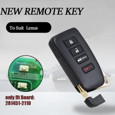 2110- Keyless Smart Key for Lexus LX570 NX200t NX300h 2015 2016 2017 ...