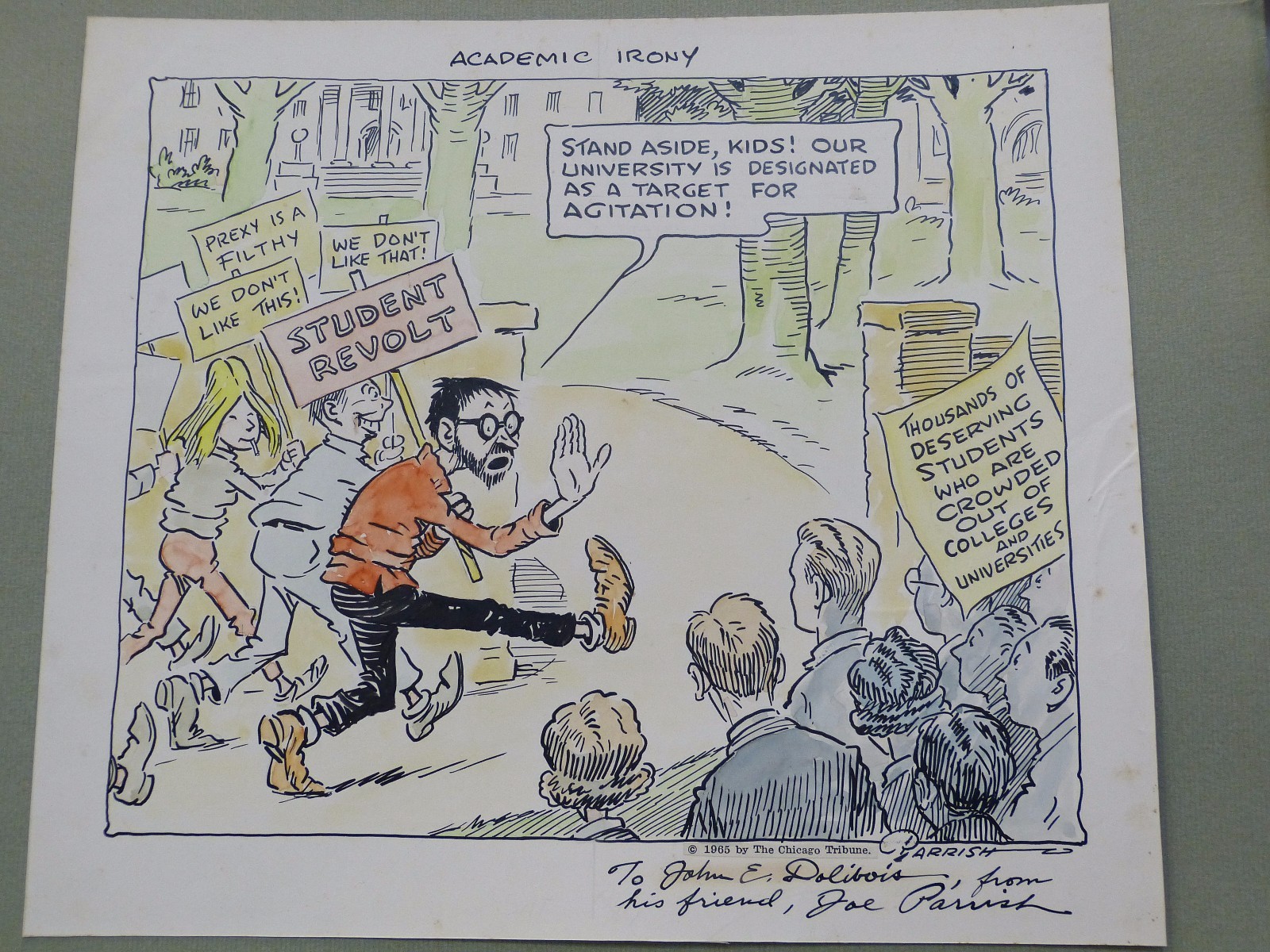 1965 CHICAGO TRIBUNE COMIC DRAWN BY JOE PARRISH | eBay