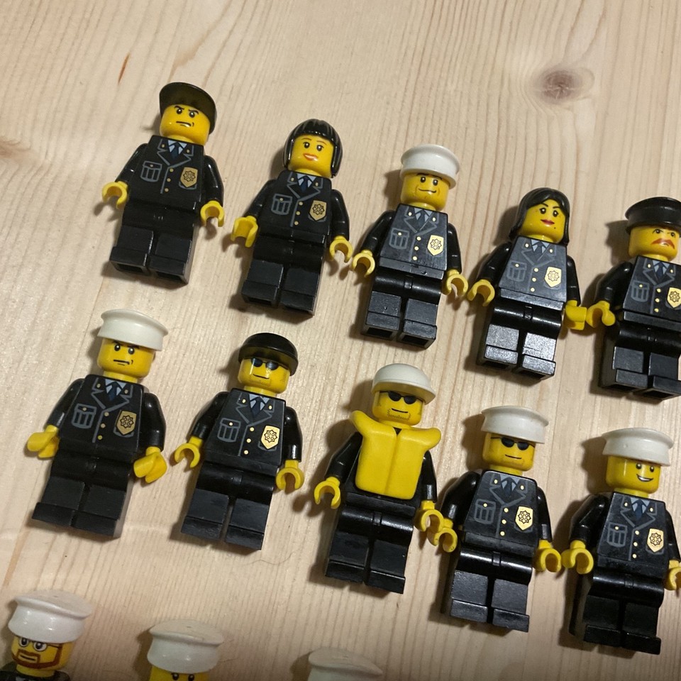 Lego City Police MiniFigure Bundle 32 Versions All Genuine Lego Good ...