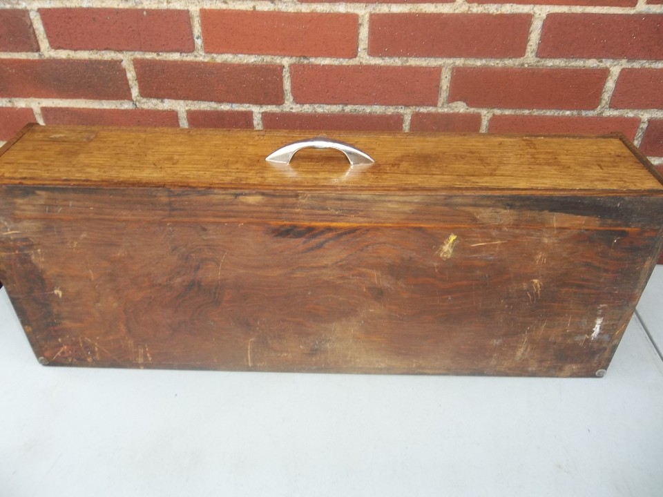 VINTAGE GERSTNER & SONS WOOD BASE RISER TOOLBOX ~ B-26 ~ SINGLE DRAWER ...