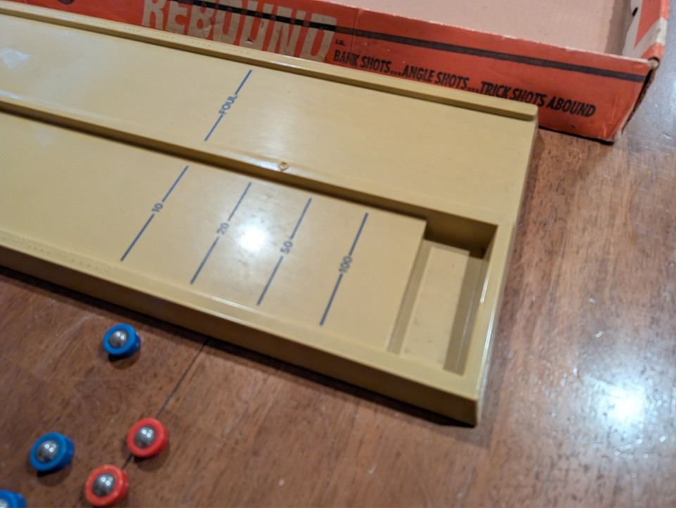 Vintage 1971 Ideal Rebound Game in Original Box | eBay