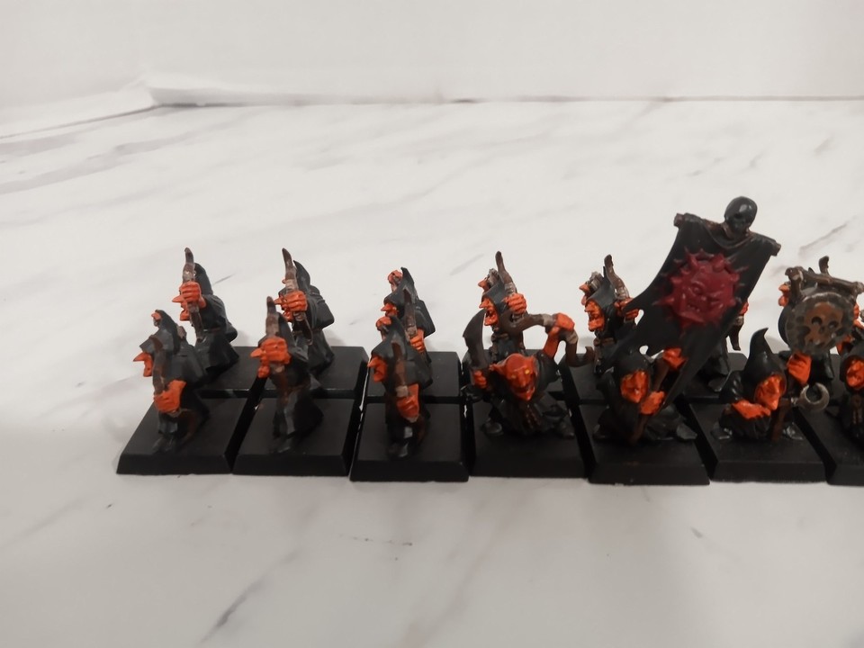 Warhammer Orcs & Goblins Army - Night Goblin Archers x20 W/ Command #2 - Painted | eBay