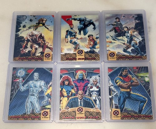 1994 Fleer Ultra X-Men BLUE & GOLD TEAM "Team Triptych" Set of 6 Cards ...