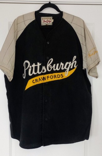 1938 PITTSBURGH CRAWFORDS NEGRO LEAGUE MIRAGE FIRST STRING JERSEY MENS ...
