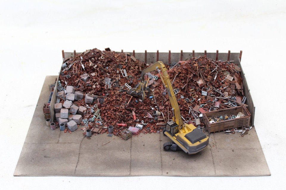 ULTIMATE SCRAP! Model Scrapyard Metal OO Gauge Scenery Wagon Loads ...