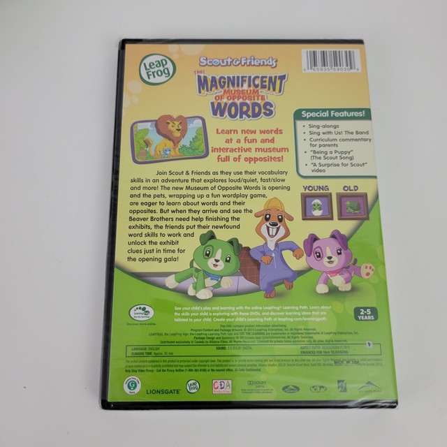 LeapFrog: Scout Friends - The Magnificent Museum of Opposite Words (DVD ...