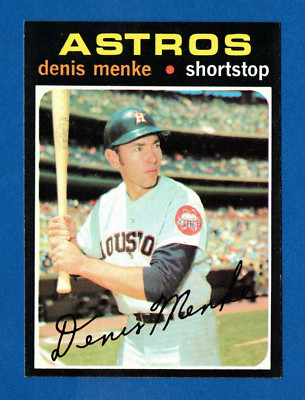 1971 TOPPS #130 DENIS MENKE HOUSTON ASTROS CARD -- NR MINT | eBay