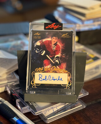 FLYERS BOBBY CLARKE #15/30 AUTOGRAPH AUTO 2021-22 LEAF ART OF HOCKEY | eBay