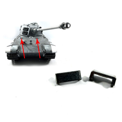 MATO Tank Metal Driver's Vision Port For 1/16 RC Germany King Tiger ...