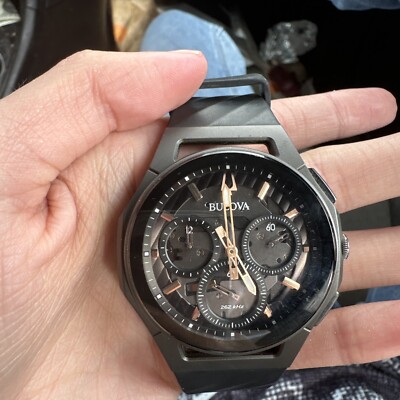 Bulova Precisionist X Men's Black Watch - 98B356 42429585577| eBay