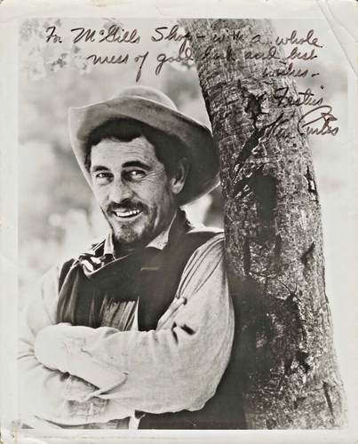 Ken Curtis Signed Autographed 8x10 B&W Cowboy Photo Festus Gunsmoke | eBay