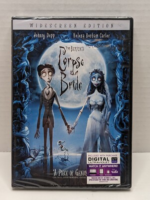 Tim Burtons Corpse Bride DVD Widescreen Johnny Depp Mike Johnson New ...