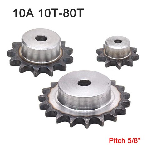 10A Single Row Sprocket With Step 10T-80T Cam sprocket Chain Sprocket ...