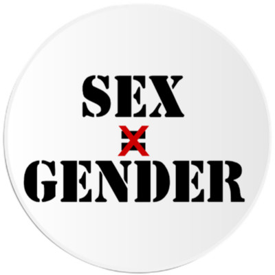 Sex Does Not Equal Gender - Circle Sticker Decal 3 Inch | eBay