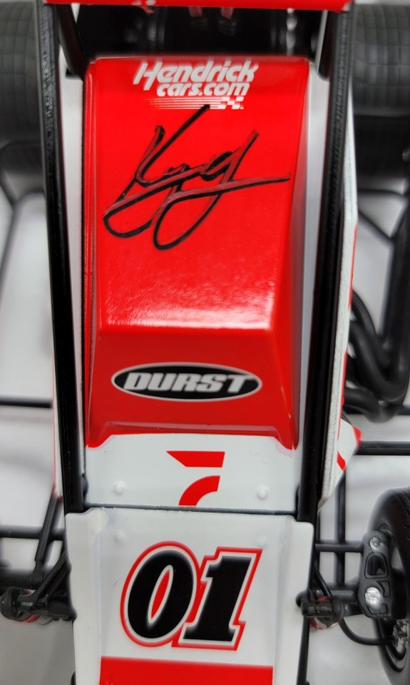 2022 Kyle Larson signed ACME Flo Racing Midget Sprint Car Chili Bowl 1/ ...